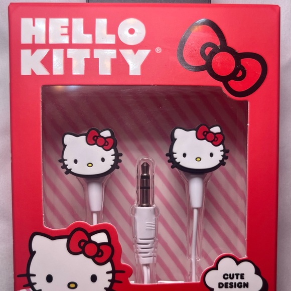 Hello Kitty | Headphones | Hello Kitty Sanrio Wired Headphones Earbuds ...
